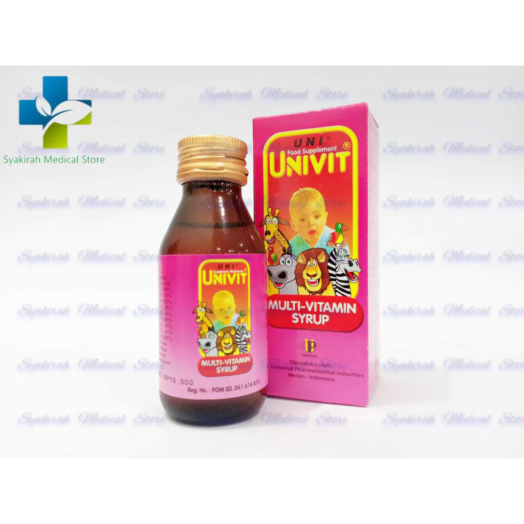 Jual Original Univit Syrup 60 ml / Multivitamin Anak Sirup | Shopee ...