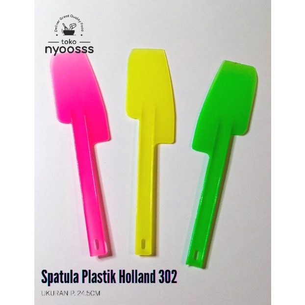Jual Spatula Plastik Food Grade Merk Holland Uk. 25cm | Shopee Indonesia