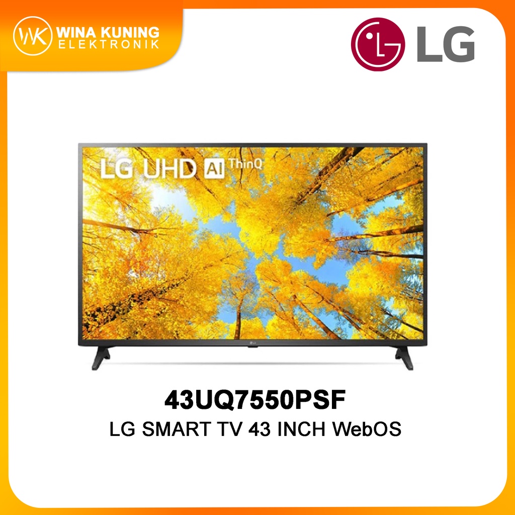 Jual LG Smart LED TV 4K UHD 43 Inch - 43UQ7550PSF | Shopee Indonesia