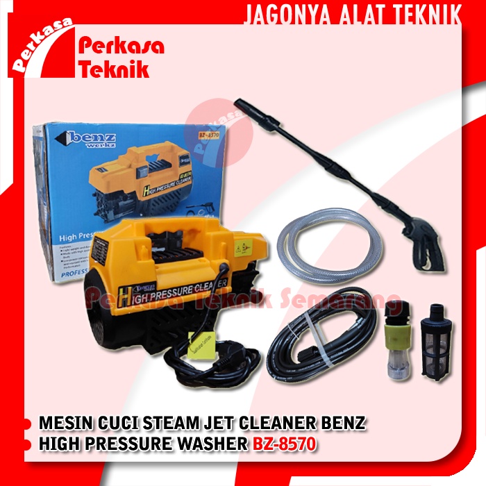 Jual Mesin Steam Cuci Mobil Jet cleaner BENZ BZ8570 High pressure ...