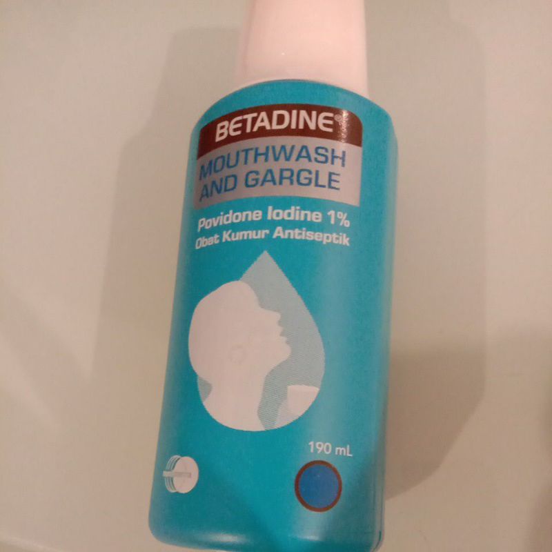 Jual Betadine mouthwash and gargle 190 ml | Shopee Indonesia