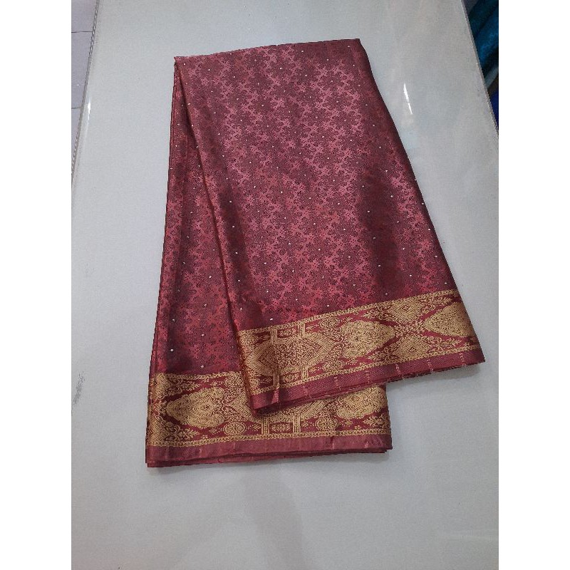 Jual songket palembang/songket mesin/kain songket/songket meteran ...