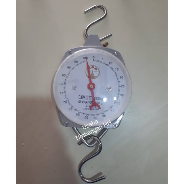 Jual Timbangan gantung jarum (manual) 100kg/50kg/25kg Fivegoats | Shopee Indonesia
