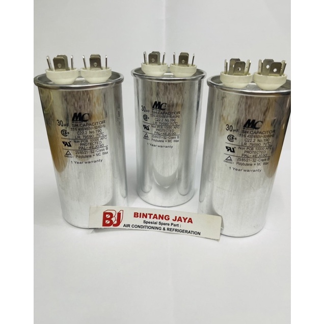 Jual Capasitor AC 30 uf mikro MC Original kapasitor capacitor ac | Shopee Indonesia
