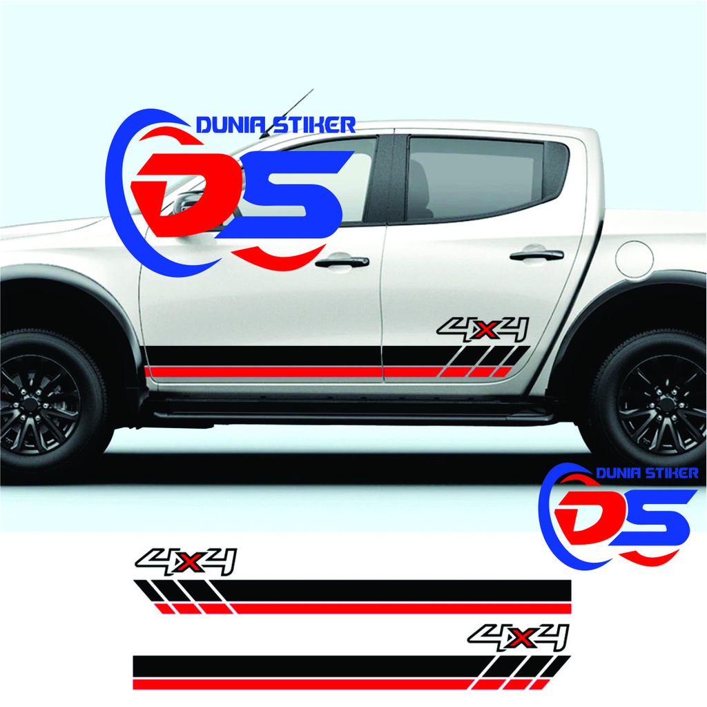 Jual Cutting Stiker List 4x4 Stiker List Minimalis Stiker Body Mobil ...