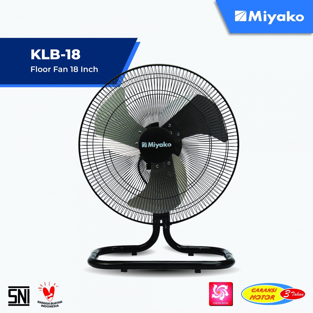 Jual Kipas Angin Miyako Industrial Fan Industri KLB 18 KLB18 KLB-18 ...