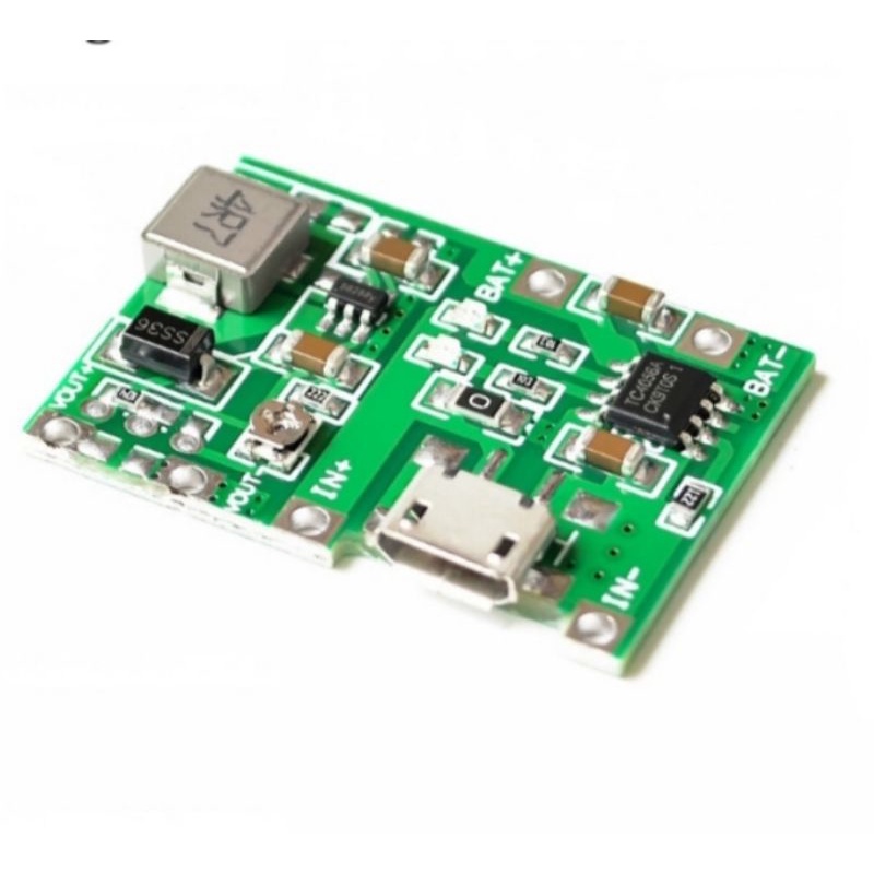 Jual Kit Modul Charger Baterai Lithium 18650 Plus Stepup Dc power ...