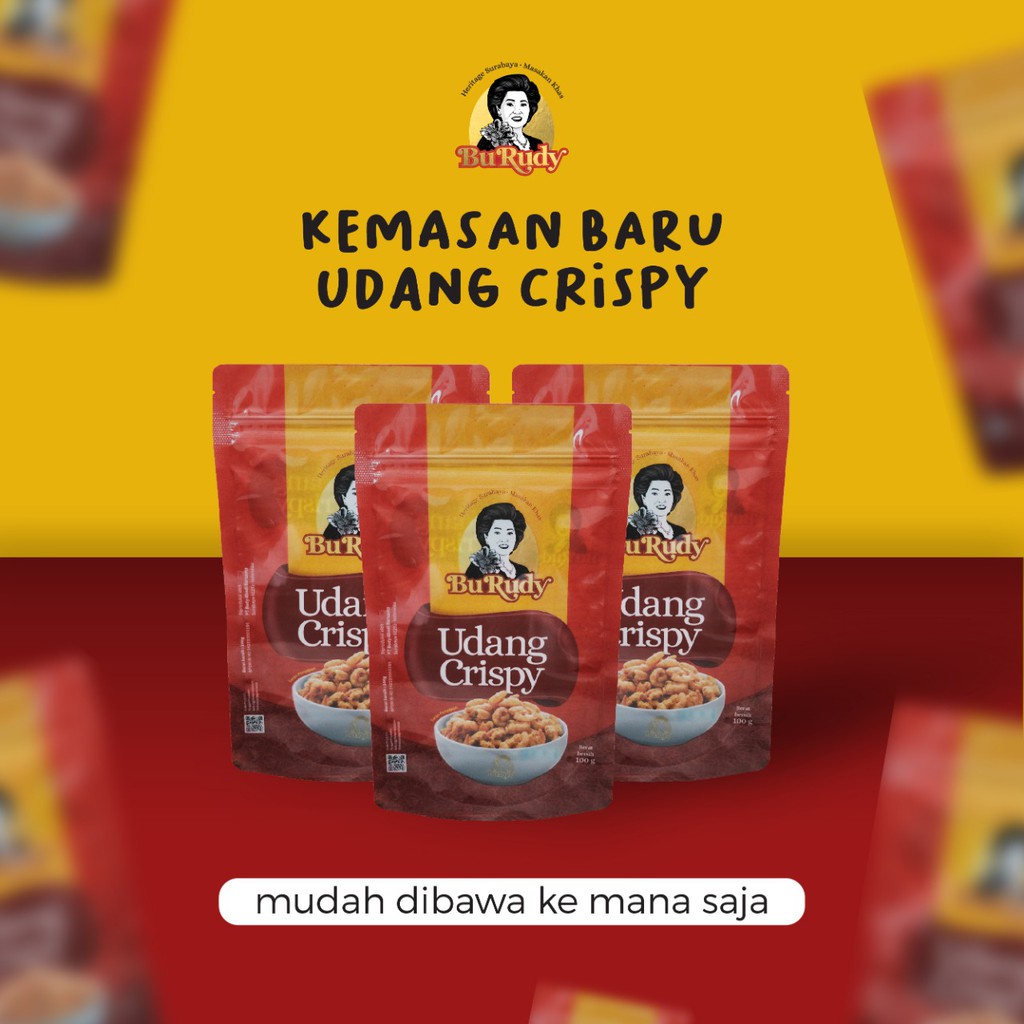 Jual Udang Bu Rudy Pouch 80gr – Camilan Renyah Gurih Khas Surabaya ...
