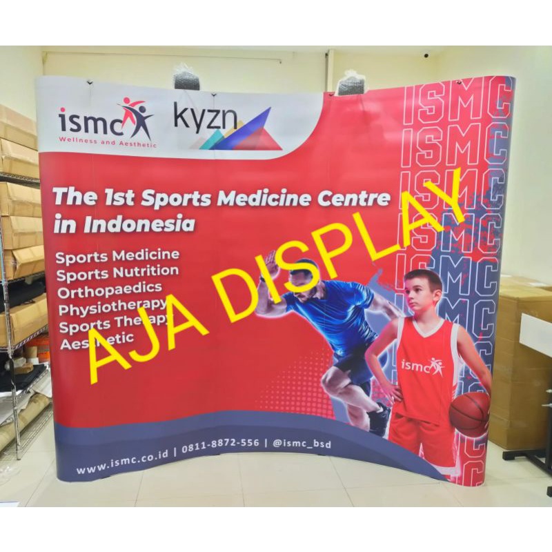 Jual BACKDROP / BACKWALL PORTABLE 3x3 HANYA ALAT TANPA CETAK | Shopee ...