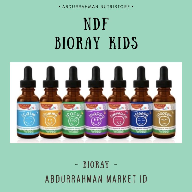 Jual BIORAY KIDS - NDF HERBAL DIETARY SUPPLEMENT (NDF TUMMY, IMMUNE ...