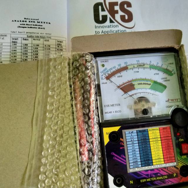 Jual Esr Meter Analog Upgrade 15 Shopee Indonesia