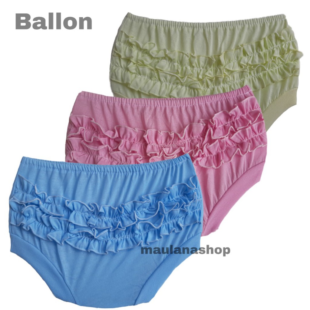 Jual (12 Pcs) Celana Dalam Anak Perempuan Model Balon Murah Lucu ...