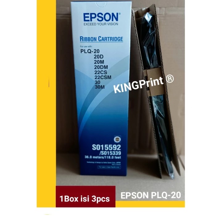 Jual Pita Epson Cartridge PLQ-20/30 (isi 3pcs) IMPORT. | Shopee Indonesia