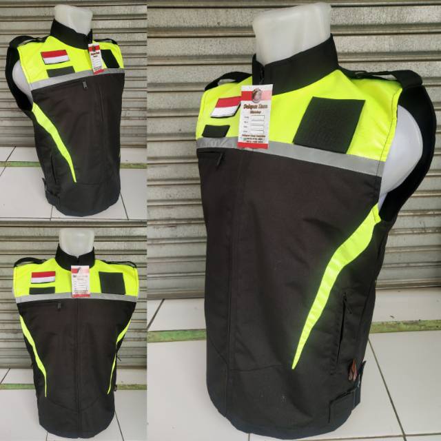 Jual Rompi motor touring biker rompi komunitas polos taslan | Shopee ...