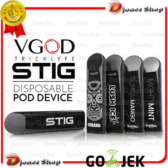 Jual Vgod Stig Disposable Pod Device Stig Vgod Disposable Pods