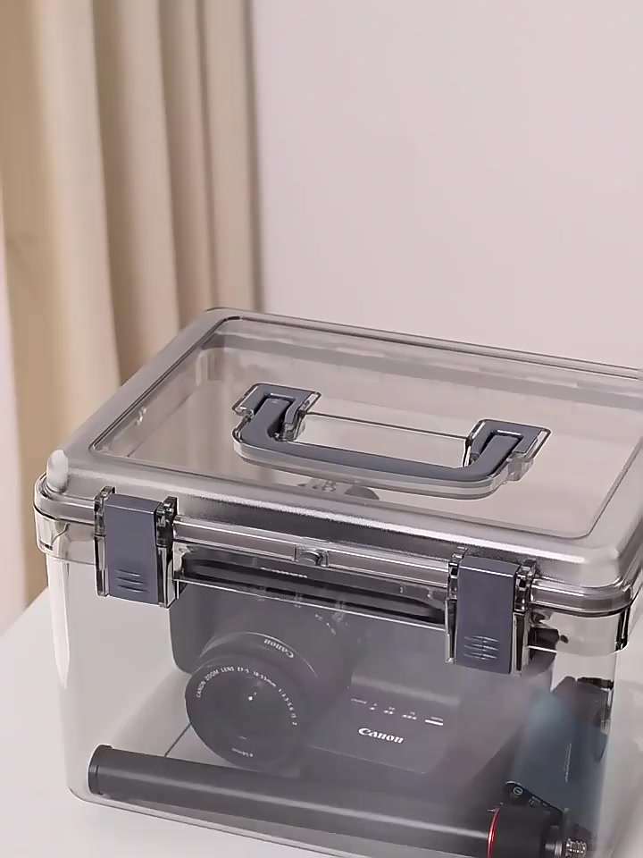 Jual Drybox - Dry Box Medium Hygrometer Tempat Penyimpanan Kamera Lensa ...