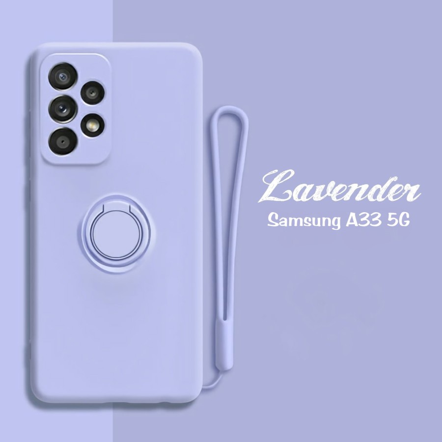Jual Soft Case SAMSUNG GALAXY A33 / A53 / A73 5G Case Magnetic Ring ...