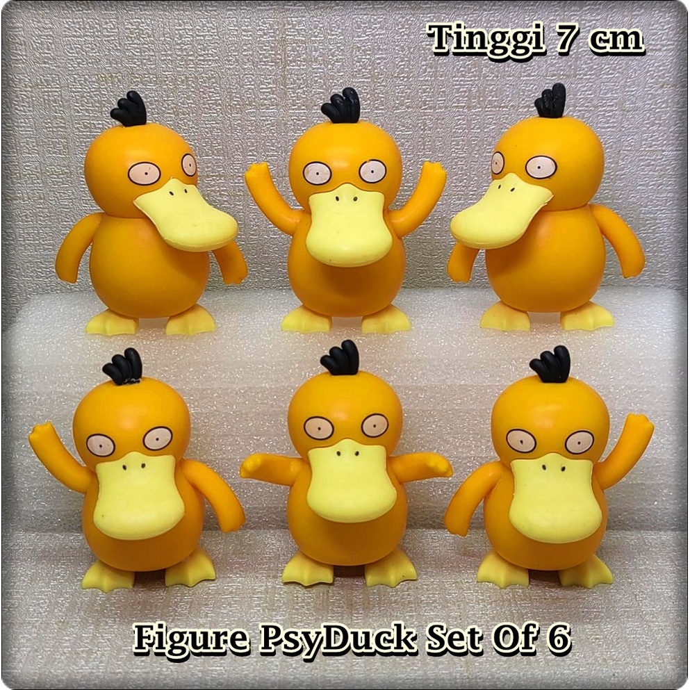 Jual Figure Set Pokemon PsyDuck Dapat 6 Untuk Hiasan Topper Cake ...