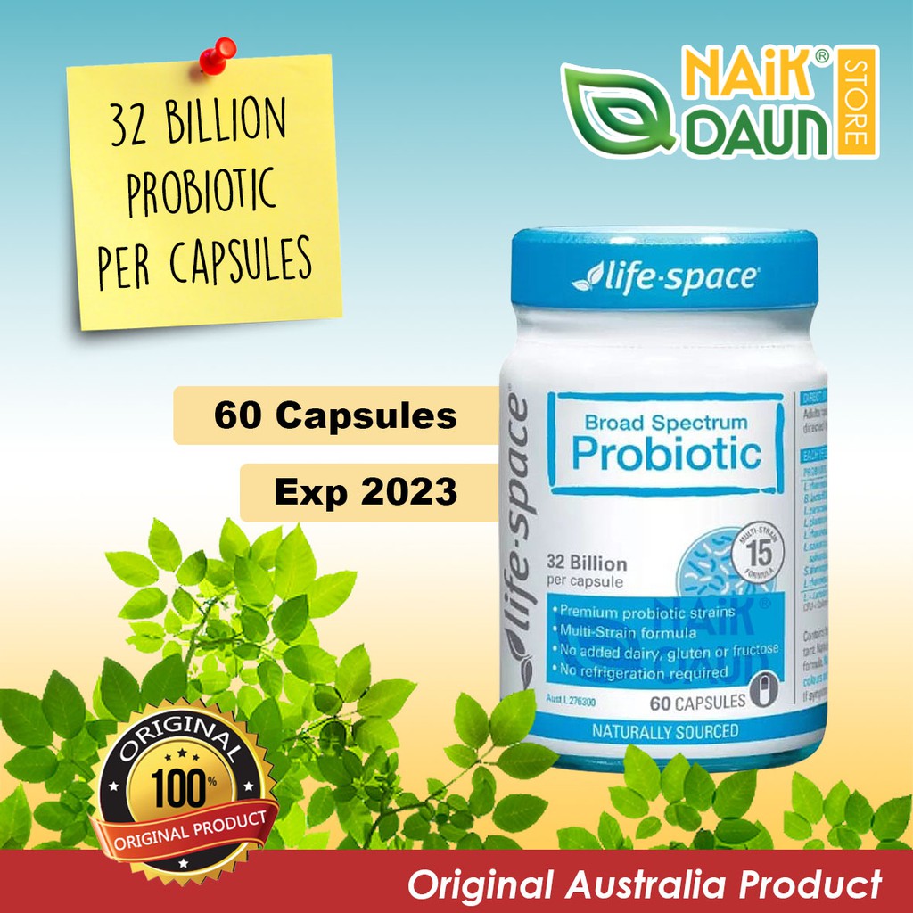 Jual Life Space Broad Spectrum Probiotic 32 Billion - 60 Capsule (ORI ...
