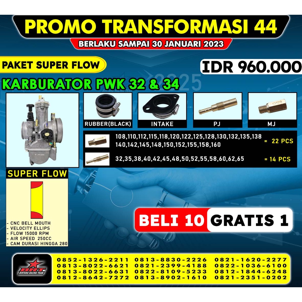 Jual KARBURATOR PWK BRT - 28 // 30 // 32 // 34 | Shopee Indonesia