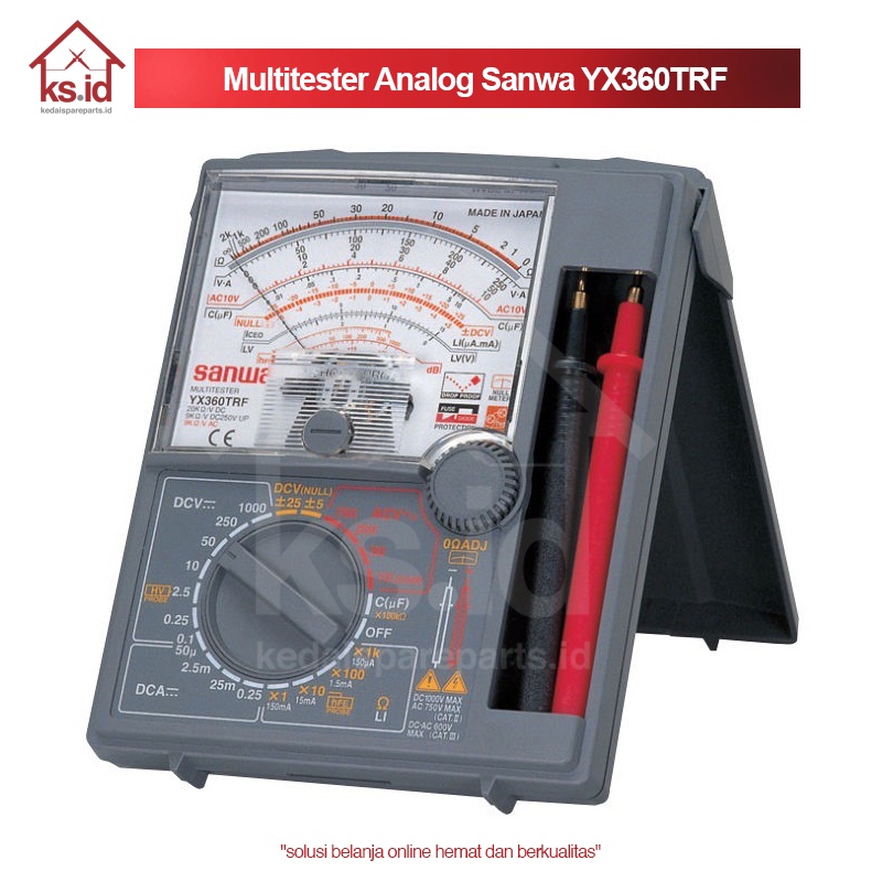 Jual Multitester Analog Sanwa YX360TRF / Sanwa YX360TRF Multi Tester ...