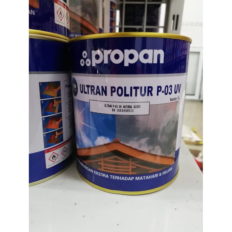 Jual Propan P03 Natural Gloss / Propan P 03 Politur UV / Cat Kayu / 1 L ...