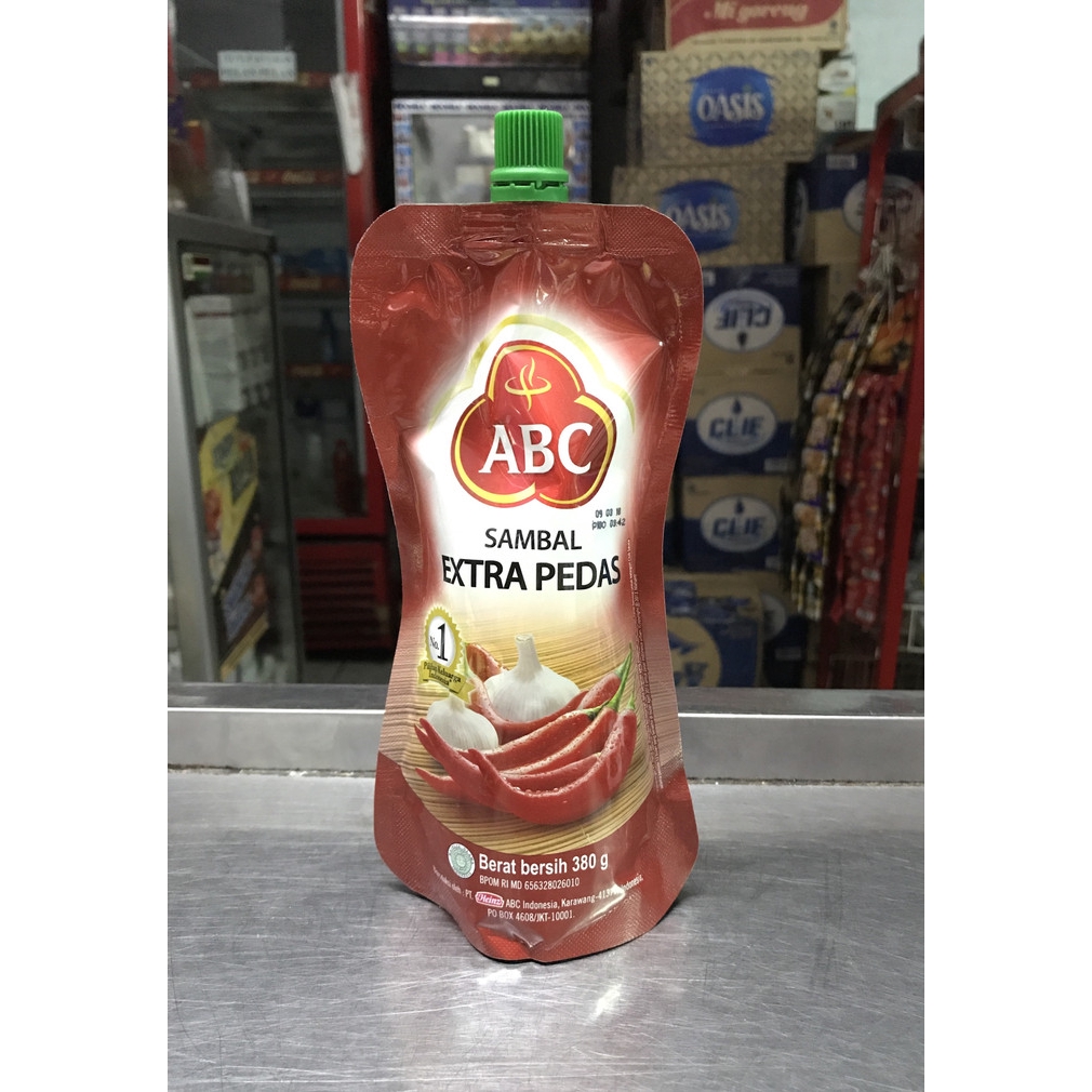 Jual ABC Sambal Extra Pedas Pouch 380 gram | Saus Saos Sambel Murah ...