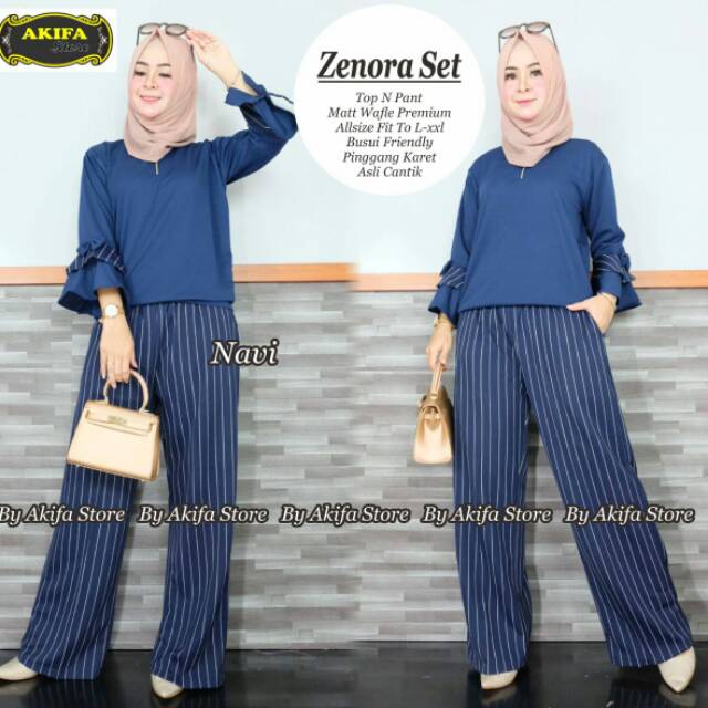 Jual ZENORA SET Muat Big Size Matt Wafle | Shopee Indonesia