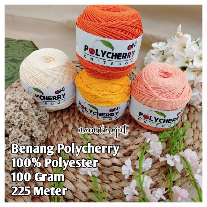 Jual Benang Rajut Polycherry / Onitsuga 100 gram | Shopee Indonesia