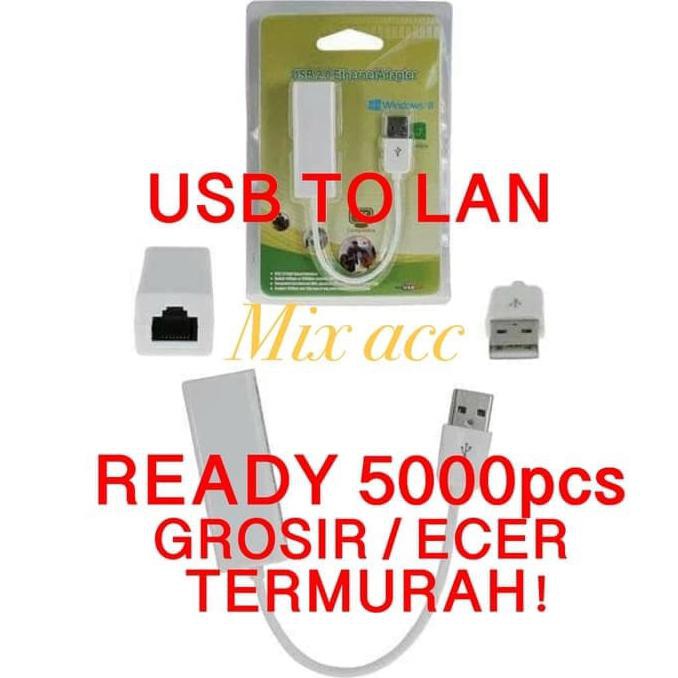 Jual USB LAN Adapter / Converter USB to LAN / USB To Ethernet RJ45 ...