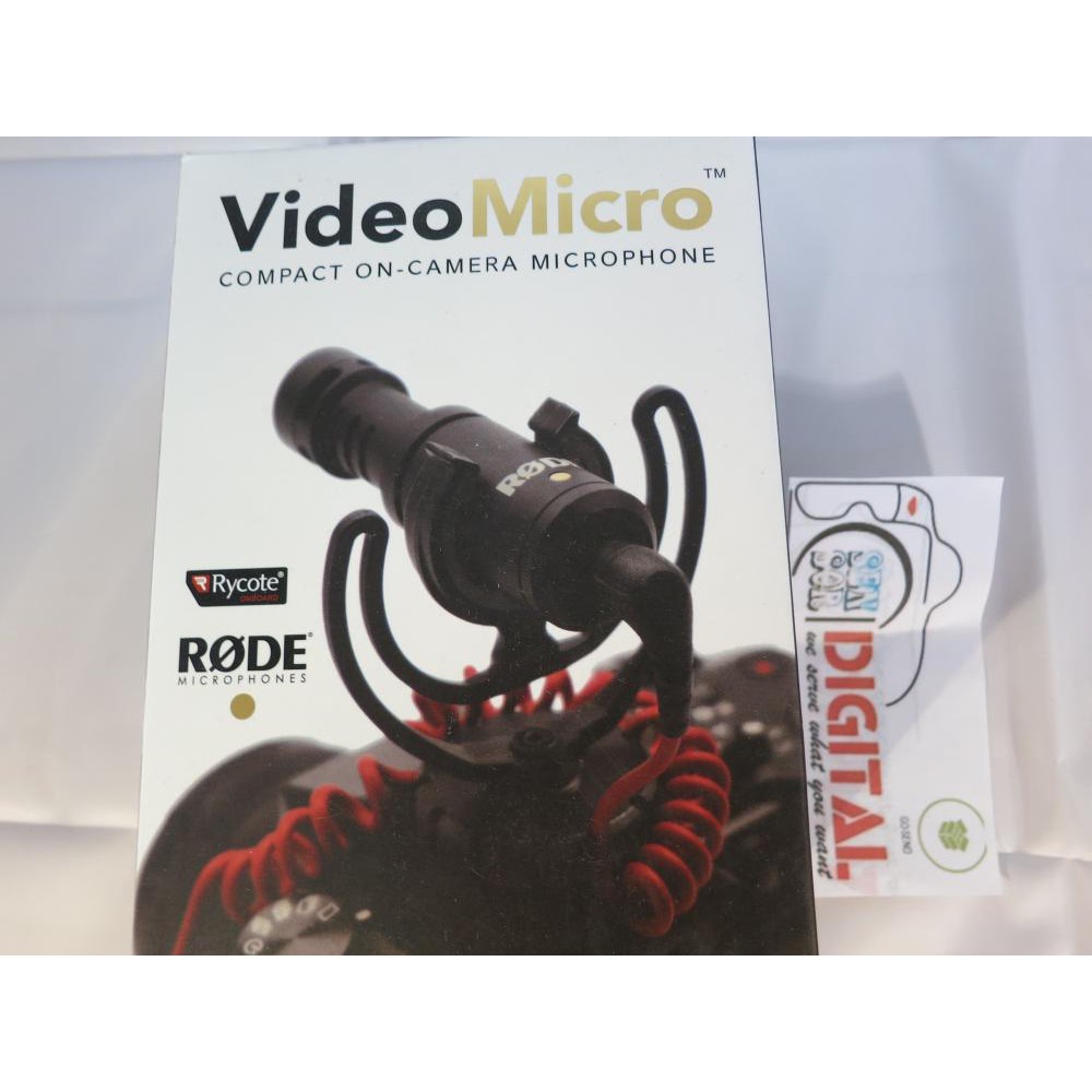 Jual Rode Video Micro Compact On-Camera Microphone For DLSR Nikon/Canon ...