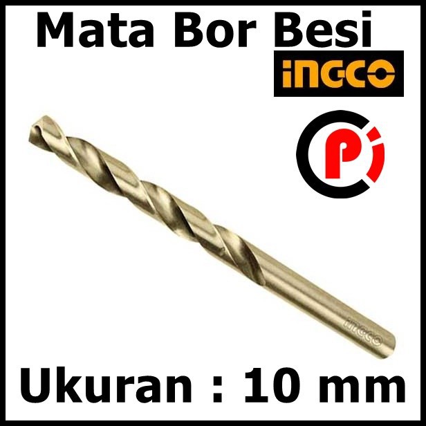 Jual INGCO Mata Bor Besi HSS Drill Bit Basic Ukuran 10mm 10 mm | Shopee Indonesia