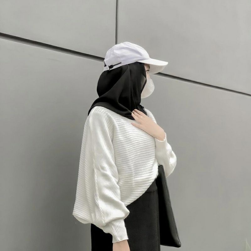 Jual Baju Rajut Wanita Fashion Qanita Bhn RAJUT HALUS Fit XL jumbo ...