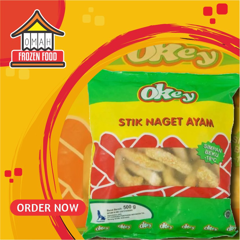 Jual Okey Chicken Stik Nugget Stik Naget 500gr (NON COD DILUAR KOTA ...