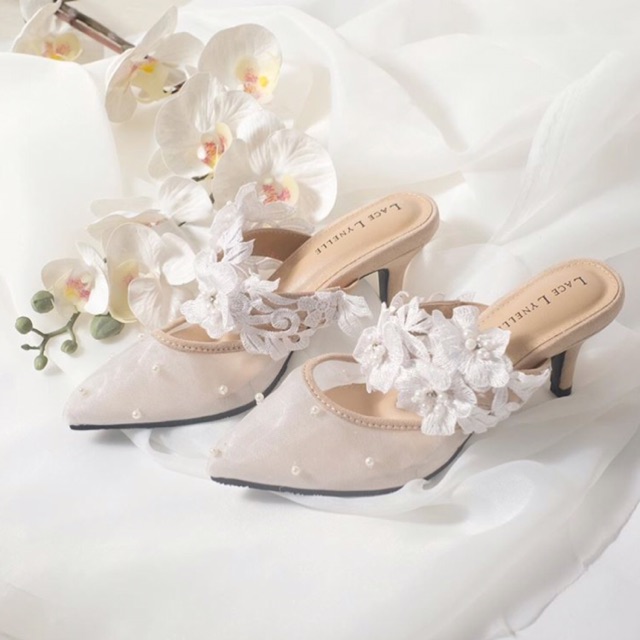 Jual Lace Lynelle Heels Clarice Shopee Indonesia