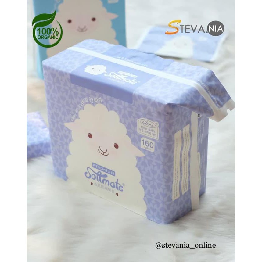 Jual Termurah!! Softmate Premium Natural Tissue (160 Sheets) | Shopee ...