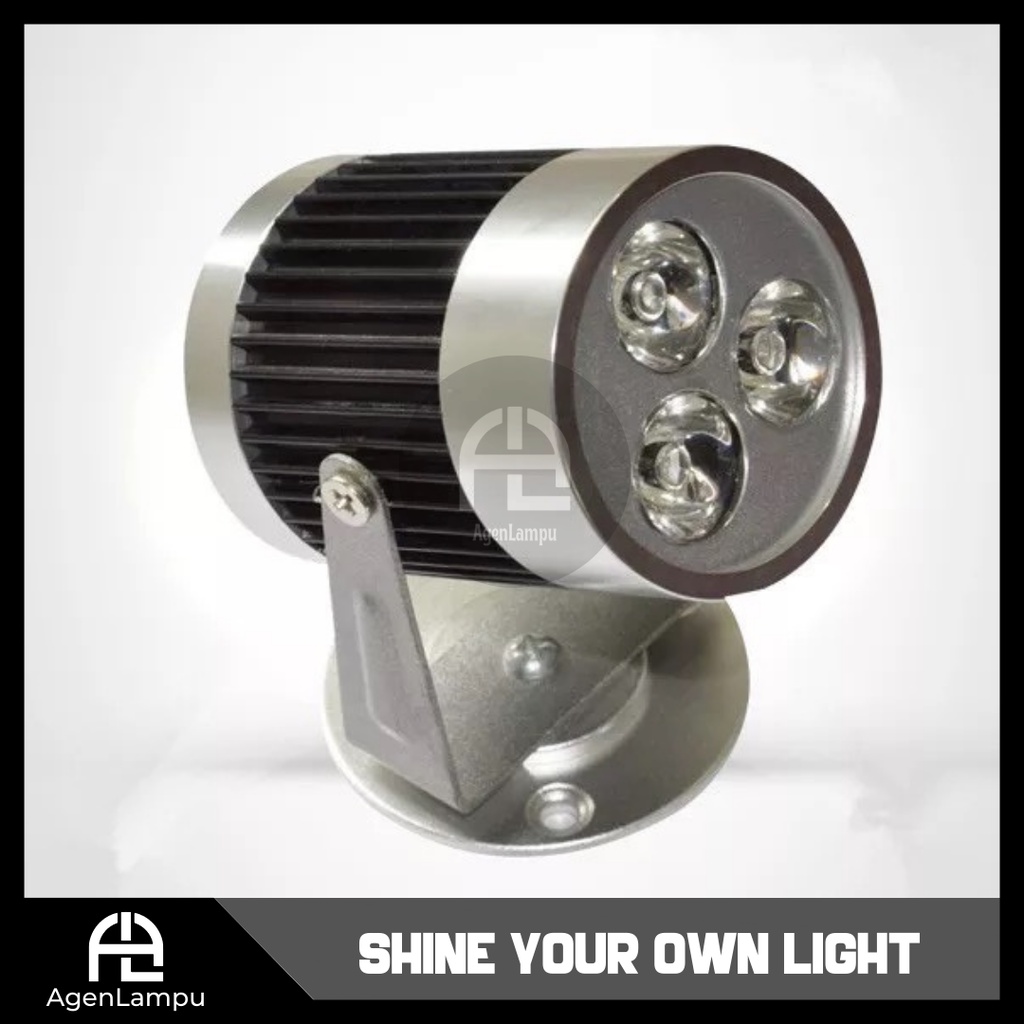 Jual LAMPU SOROT LED / SPOTLIGHT 3W / 3 Watt LED SPOTLIGHT PLAFON MURAH ...