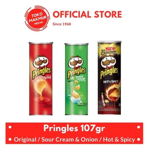 Jual PRINGLES POTATO CHIPS 107 GR | Shopee Indonesia