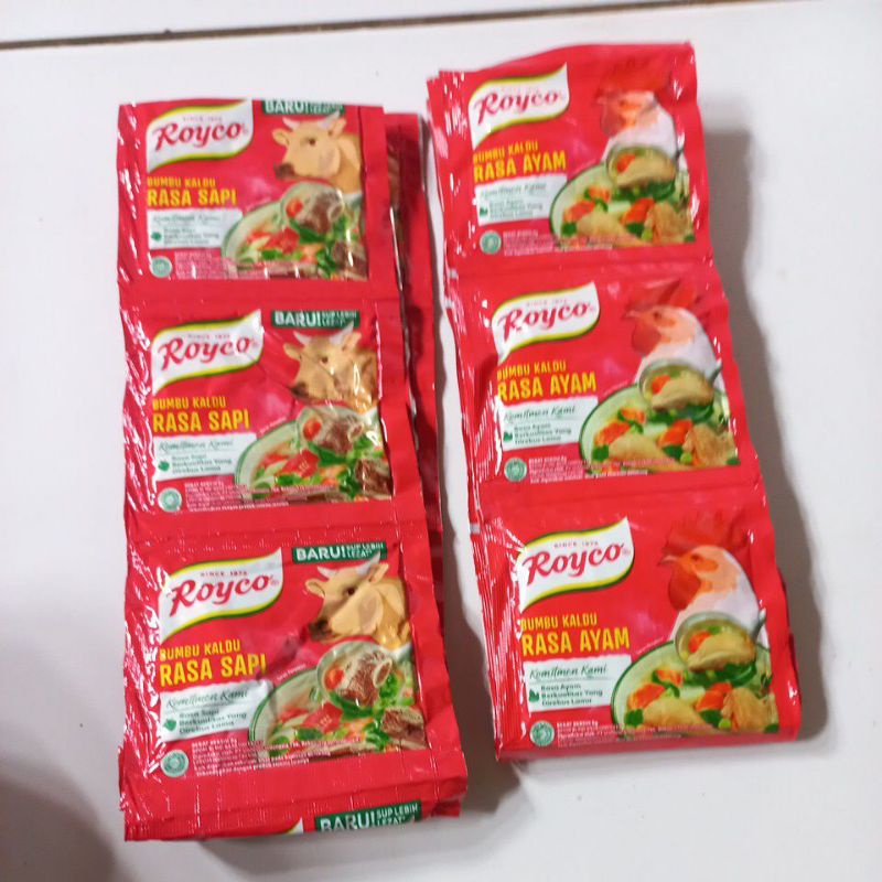 Jual royco ayam dan sapi renceng 12 pc | Shopee Indonesia