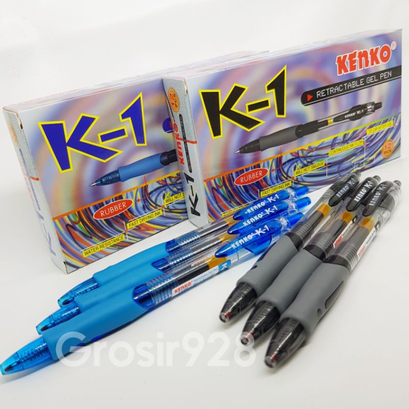 Jual (Per 12) Balpoint / Pena / Pen Gel Kenko K-1 / K1 | Shopee Indonesia
