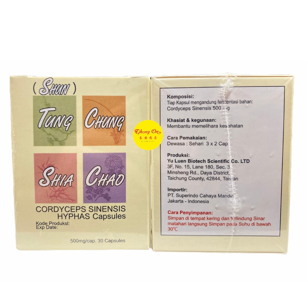 Jual Obat Paru Paru Sung Tung Chung Shia Chao Cordyceps Sinensis Hypas ...