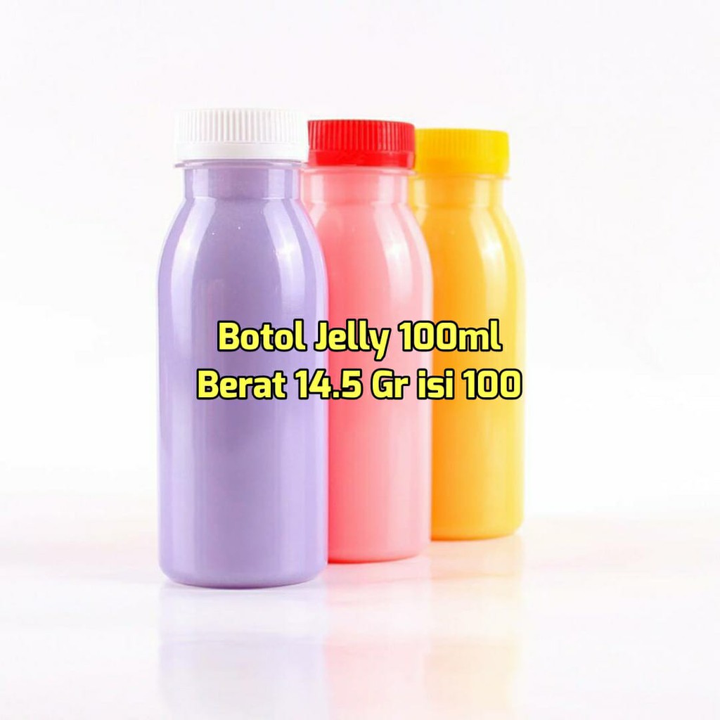 Jual Botol Jelly 100ml isi 100pc / Botol Air Zamzam/ Pudot/ Puding ...
