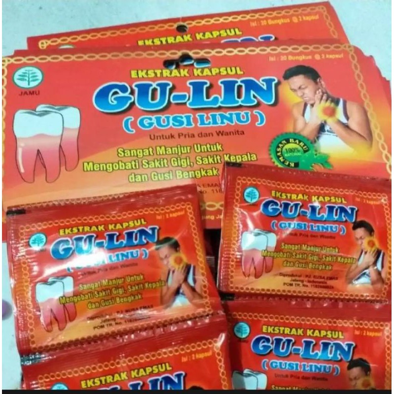 Jual jamu obat sakit gigi sariawan GULIN | Shopee Indonesia