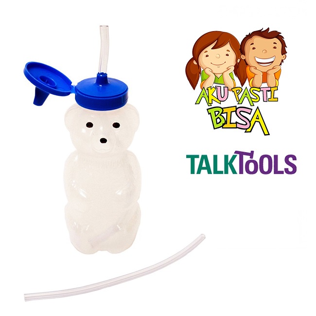 Jual TALKTOOLS – Honey Bear with Straw - Original Size | Shopee Indonesia