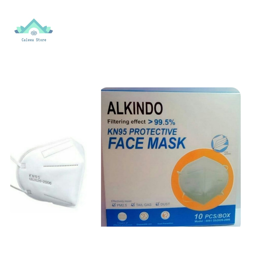 Jual Alkindo Masker KN95 10pcs no box | Shopee Indonesia