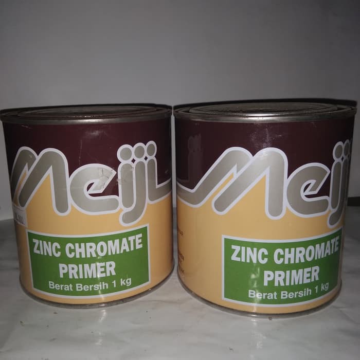 Jual Meiji Meni Besi Zinc Chromate 1Kg / Meiji Zinchromate 1Kg | Shopee Indonesia
