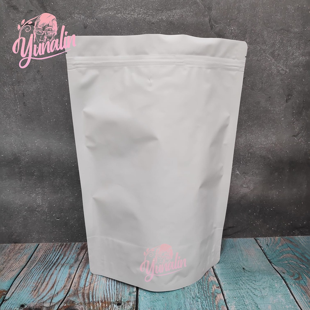 Jual Standing Pouch Putih Alufoil 1000gr | Kemasan Coffee Standing ...