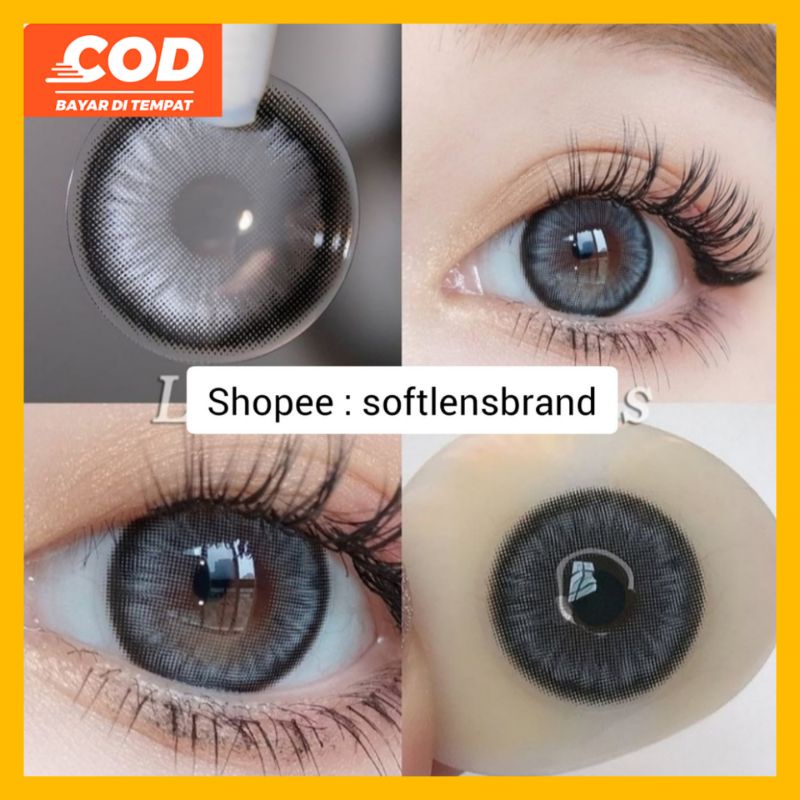 Jual ( COD ️ ) SOFTLENS MINUS 14.5 MM - SOFTLENS GRAY GREY / SOFlENS ...