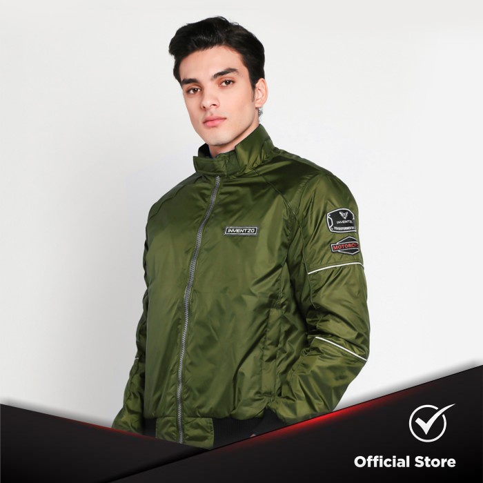 Jual MOTOR-JAKET- INVENTZO WIREFORM - JAKET MOTOR BOMBER RETRO TAHAN ...