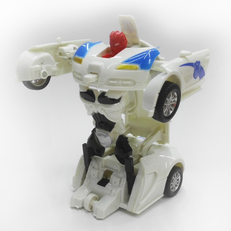 Jual Mobil Robot Transformation Deformation Robot 5 (Police) | Shopee ...